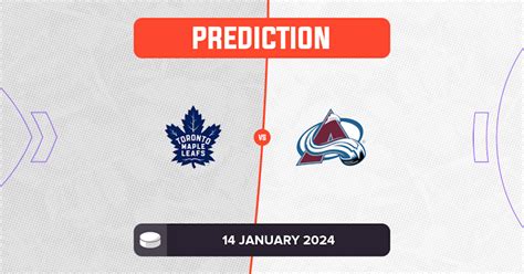 Maple Leafs Vs Avalanche Prediction And Nhl Tips 14 January 2024