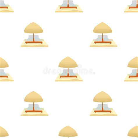 Beach Pattern Seamless Vector Stock Vector Illustration Of Summer