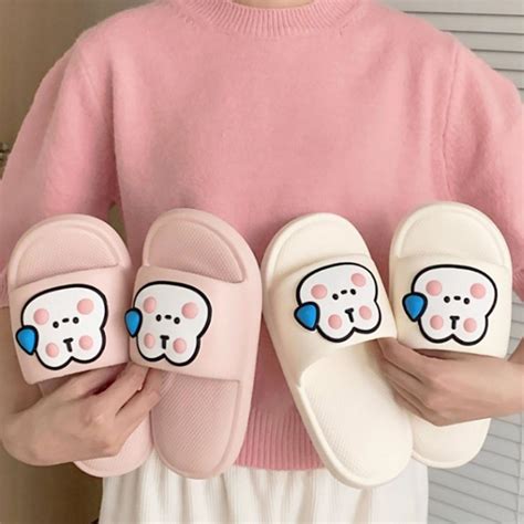 통통 물방울 래빗 슬리퍼 층간 소음 방지