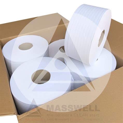 กระดาษชำระม้วนใหญ่ ดึงแกนกลาง Scott Control Jrt 2 ชั้น 350 เมตร 8ม้วน