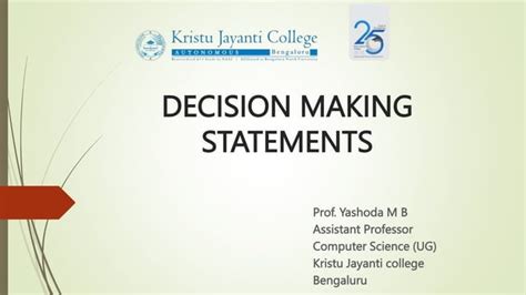 Decision Making Statementspptx