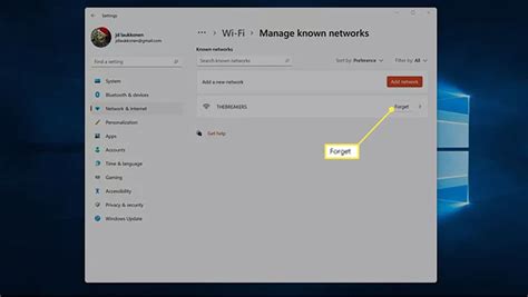 How To Forget A Network In Windows 11