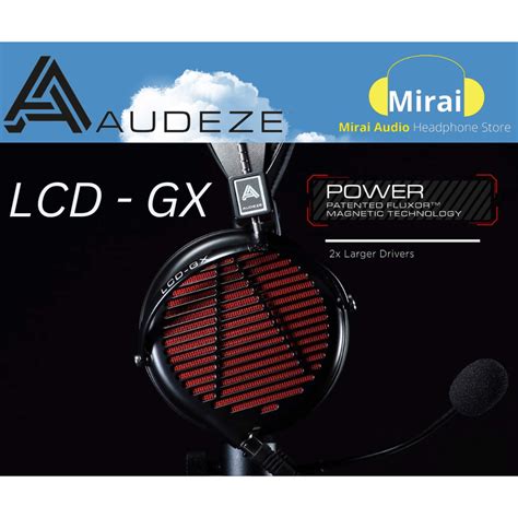 Audeze Lcd Gx Open Back Gaming Headset Lcd Gx Mirai Audio Shopee Malaysia