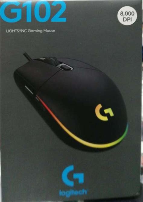 Logitech G102 Light Sync Gaming Mouse With Customizable Rgb Lighting 6 Programmable Buttons
