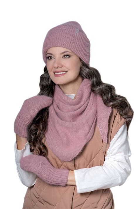 Шапка бактус варежки Landre 014426000 купить за 5200 руб в интернет магазине с бесплатной доставкой