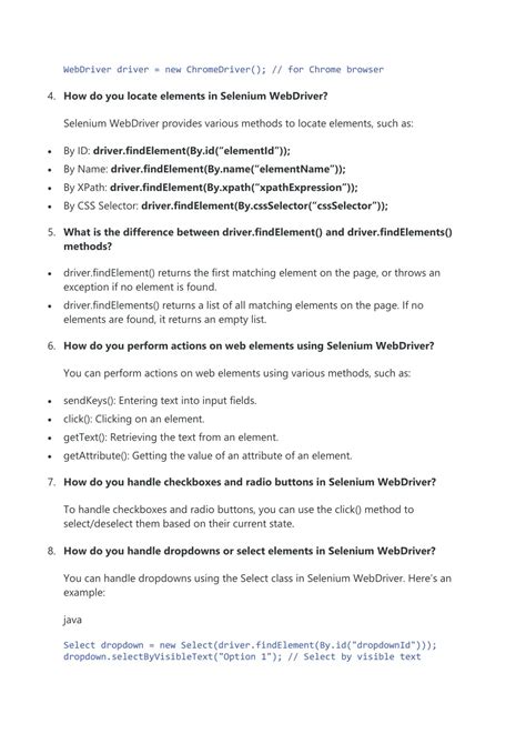 Ppt Top 15 Selenium Webdriver Interview Questions And Answers