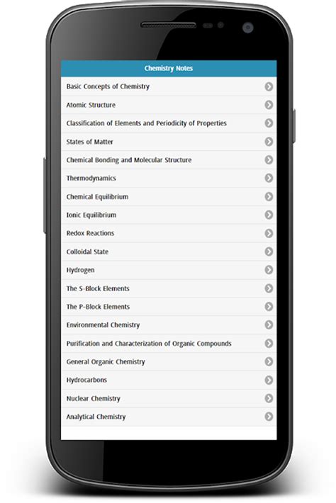 Chemistry Notes Apk Para Android Descargar