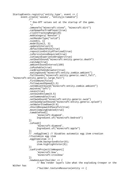 Entityjs Pdf Minecraft Logic