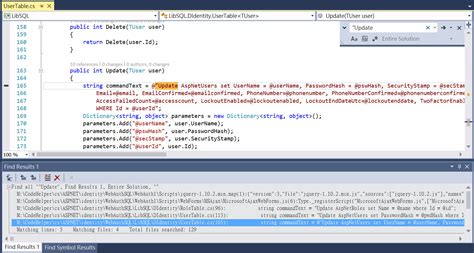 Implements ASP NET Identity With SQL Scripts