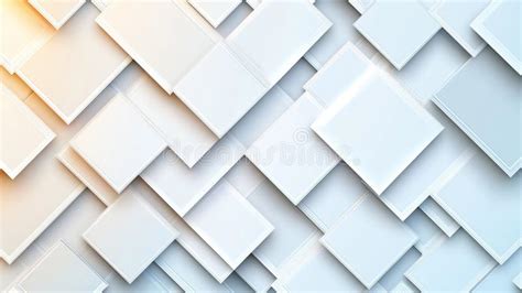 Abstract Background With Layered White Squares Creating Modern And Clean Aesthetic Design