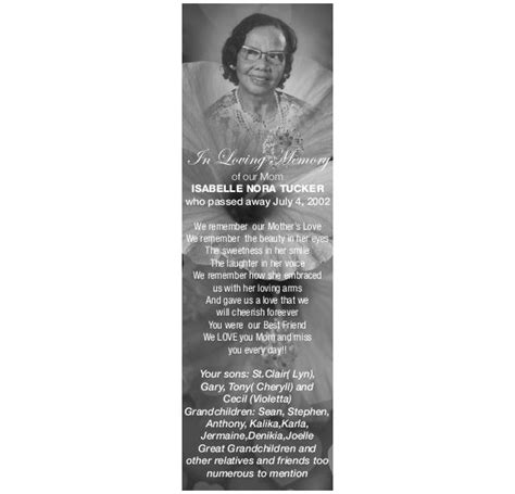 Isabelle Tucker Obituary 2014 Unknown Bermuda The Royal Gazette