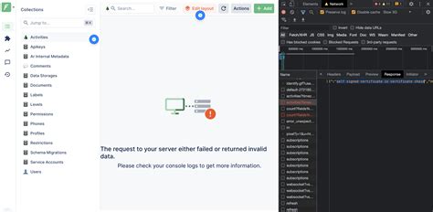 Production Custom Url Failed With Error Self Signed Certificate In