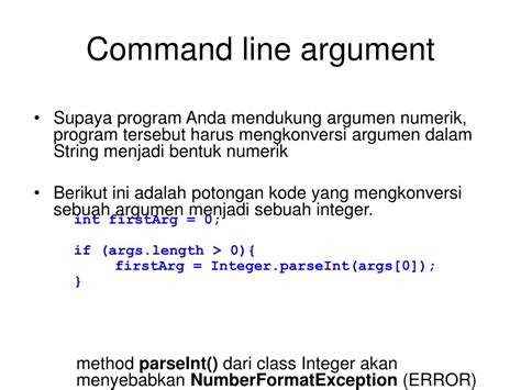 PPT Command Line Argument PowerPoint Presentation Free Download ID 5561219
