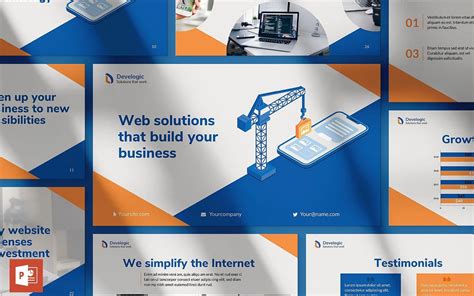 Web And Mobile App Development Presentation Powerpoint Template