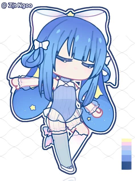 Gacha Character Bunny Star Cute Cartoon Drawings Cute Kawaii Drawings Cute Eyes Drawing