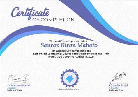 Excited To Announce Ive Completed Self Paced Leadership Course From