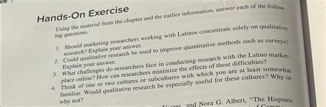 Solved Hands On Exerciseusing The Material From The Chapter