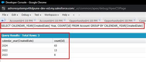 group by date clause in soql salesforce object query language