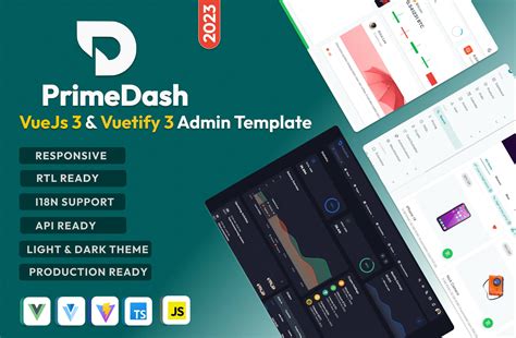 Primedash Vuejs Admin Template Vuetify 3 Vuejs 3 Typescript And J