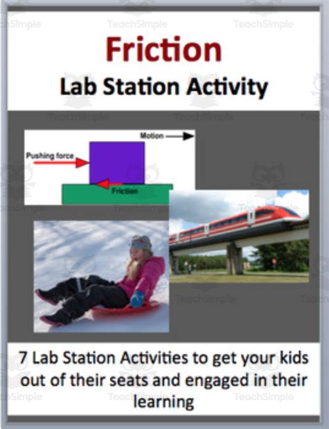 Friction Physics Engaging Lab Stations By Teach Simple