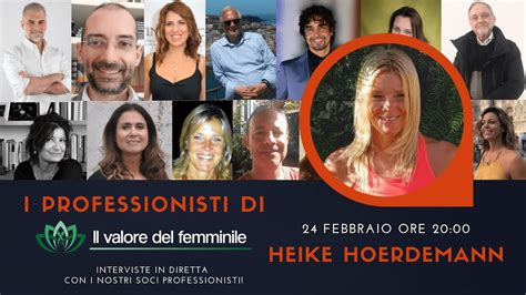 I Professionisti Del Femminile Heike Hoerdemann Youtube