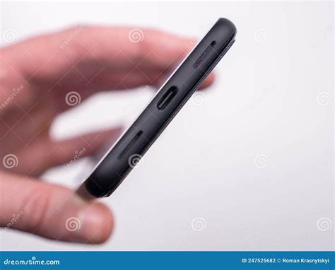 Usb X1 Input Connector Of Digital Signal Oscilloscope Stock Image