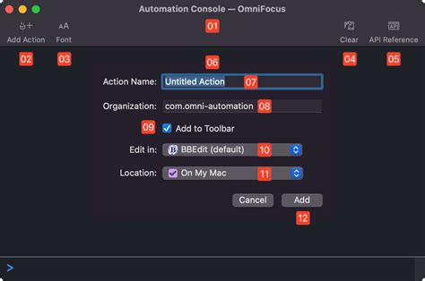Omni Automation Add Action Plug In