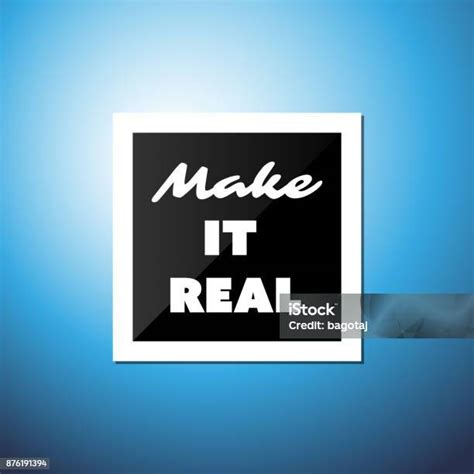 진짜영감을 인용 슬로건 말성공 또는 레이블 및 배경을 흐리게 지 속성 개념 그림 개념에 대한 스톡 벡터 아트 및 기타 이미지 개념 겨냥 격려 Istock