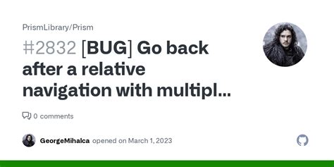 Bug Go Back After A Relative Navigation With Multiple Pages Not Working Correctly · Issue
