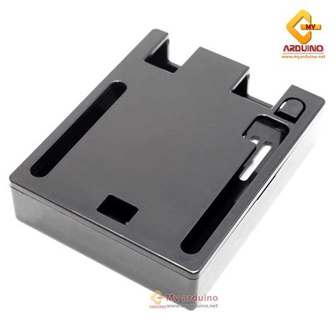 Arduino Uno R3 Acrylic Case Box กล่องพลาสติก สีดำ สำหรับ Arduino Uno Case V2 ขาย Arduino