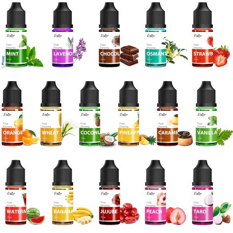 Food Flavoring Oil 16 Pack X 34 Fl Oz Concentrated