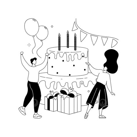 생일 파티 추상적 인 개념 벡터 일러스트 레이 션 은유 어린이 이야기를 하다 Png 일러스트 및 벡터 에 대한 무료 다운로드 Pngtree