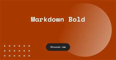 Markdown Bold Text Syntax And Usage Guide Tomarkdown