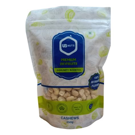 Various Types Of Cashews By U B Nuts