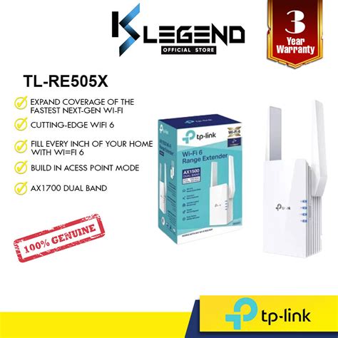 TP LINK TL RE505X RE505X AX1500 Wi Fi Range Extender OneMesh For TP Link Archer AX10 AX20 AX50