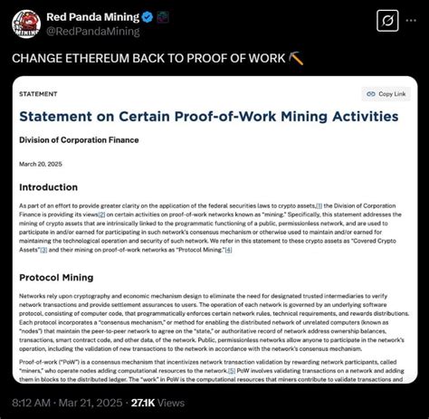 Ethereums Shift To Pos Faces Backlash After Secs Pow Ruling Why Ambcrypto Ethereums Shift To Pos Faces Backlash After Secs Pow Ruling Why Ambcrypto