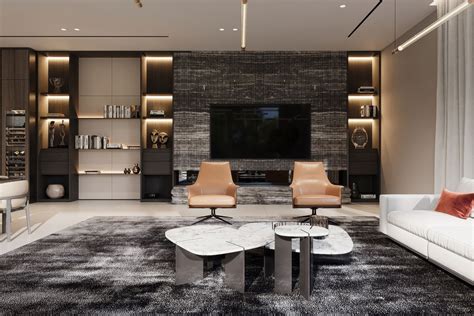 Проект частной виллы Dubai Hills ⋆ Современный дизайн интерьера в Астане Антонович Дизайн