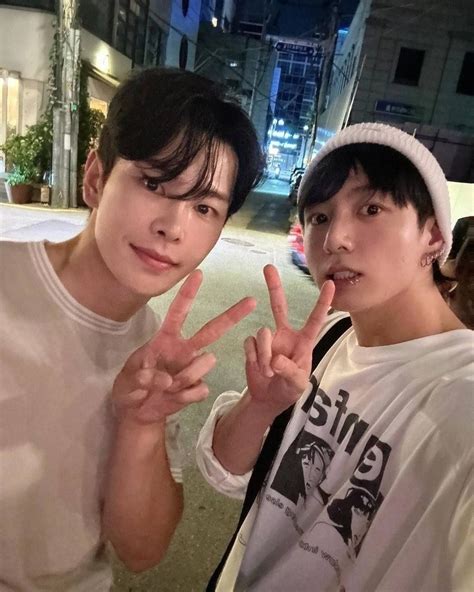 عکس های منتشر شده از جونگکوک به همراه فن هاش عکس ویسگون