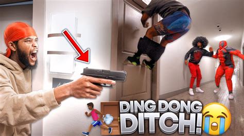 Extreme Ding Dong Ditch Part 9 College Edition Gone Wrong Youtube