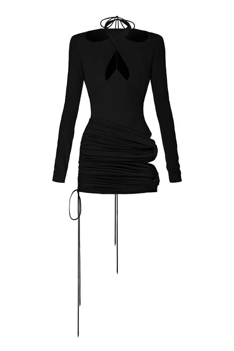 Cut Out Mini Dress Aleksandre Akhalkatsishvili