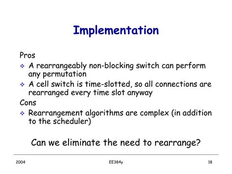 Ppt Ee384y Packet Switch Architectures Part Ii Scaling Crossbar