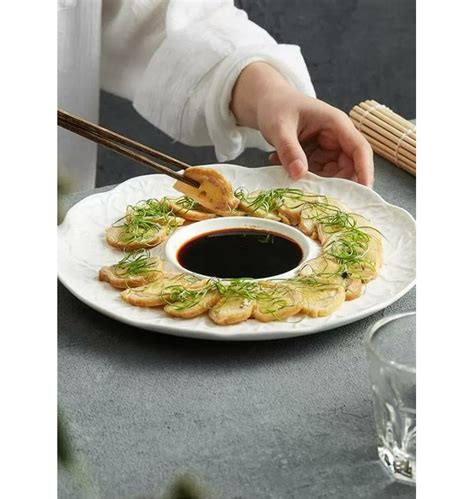 양각 접시 세라믹 나무 무늬 접시 그릇 양식 일식 한식 플레이팅 티몬