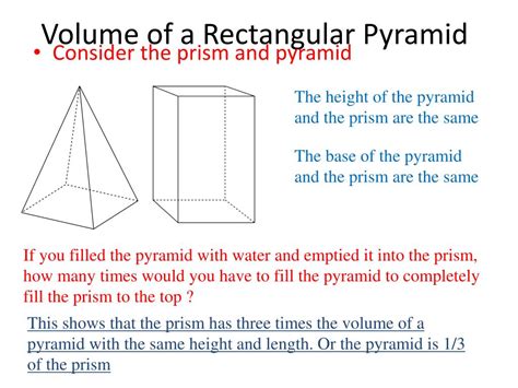 Ppt Volume Of A Rectangular Pyramid Powerpoint Presentation Free Download Id 5747006
