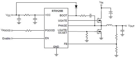 rt8129b high efficiency single synchronous buck pwm controller