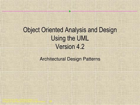 Ppt Object Oriented Analysis And Design Using The Uml Version 42 Powerpoint Presentation Id