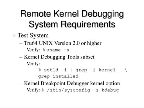 PPT Ladebug Kernel Debugging Tutorial PowerPoint Presentation Free Download ID 3288532