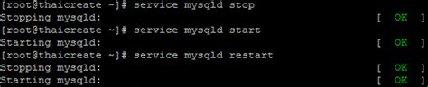 การควบคุมใช้งาน Apache D Mysql เช่น Start Stop Restart