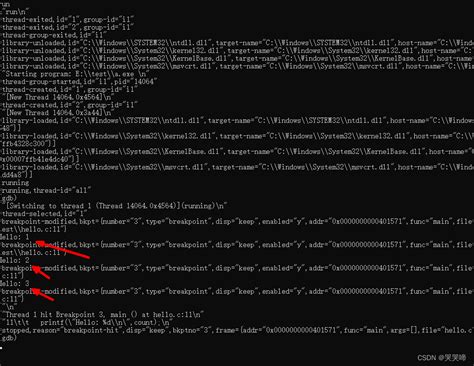 gdb mi 命令总结 gdb break insert csdn博客