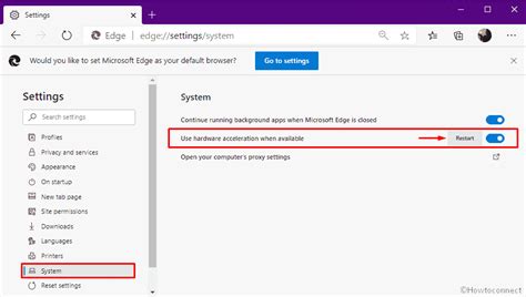 How To Use Hardware Acceleration When Available In Microsoft Edge
