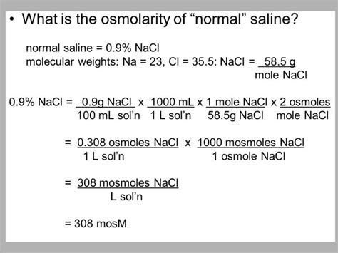 Osmolarity Definition Formula And Osmolarity Vs Osmolality